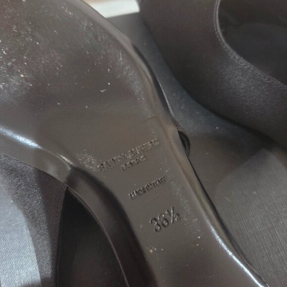 Yves Saint Laurent | Shoes | Luxury Yves Saint Laurent Mule Slingback ...